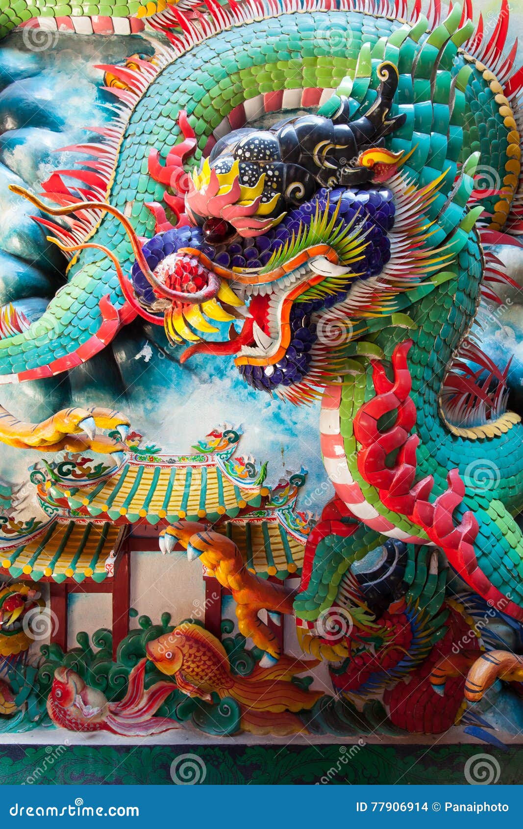 Dragon protector stock photo. Image of oriental, east - 77906914