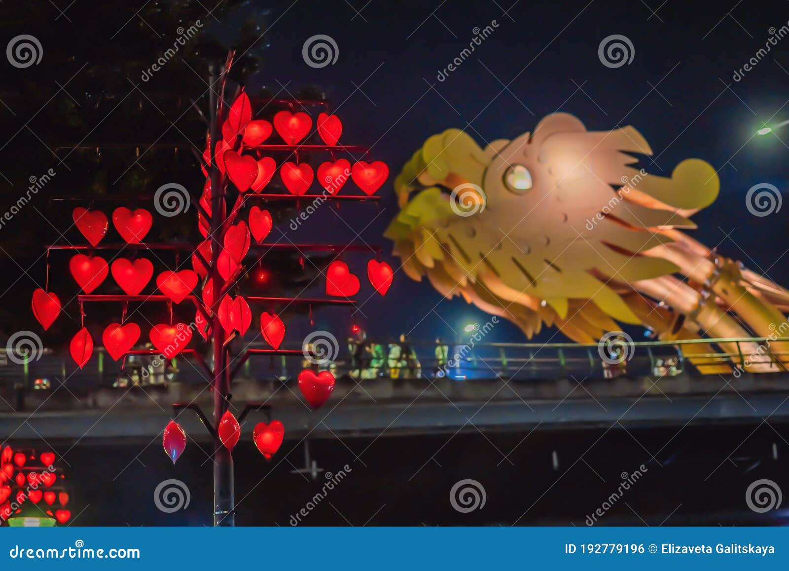 Dragon River Bridge Rong Bridge In Da Nang. Editorial Photo ...