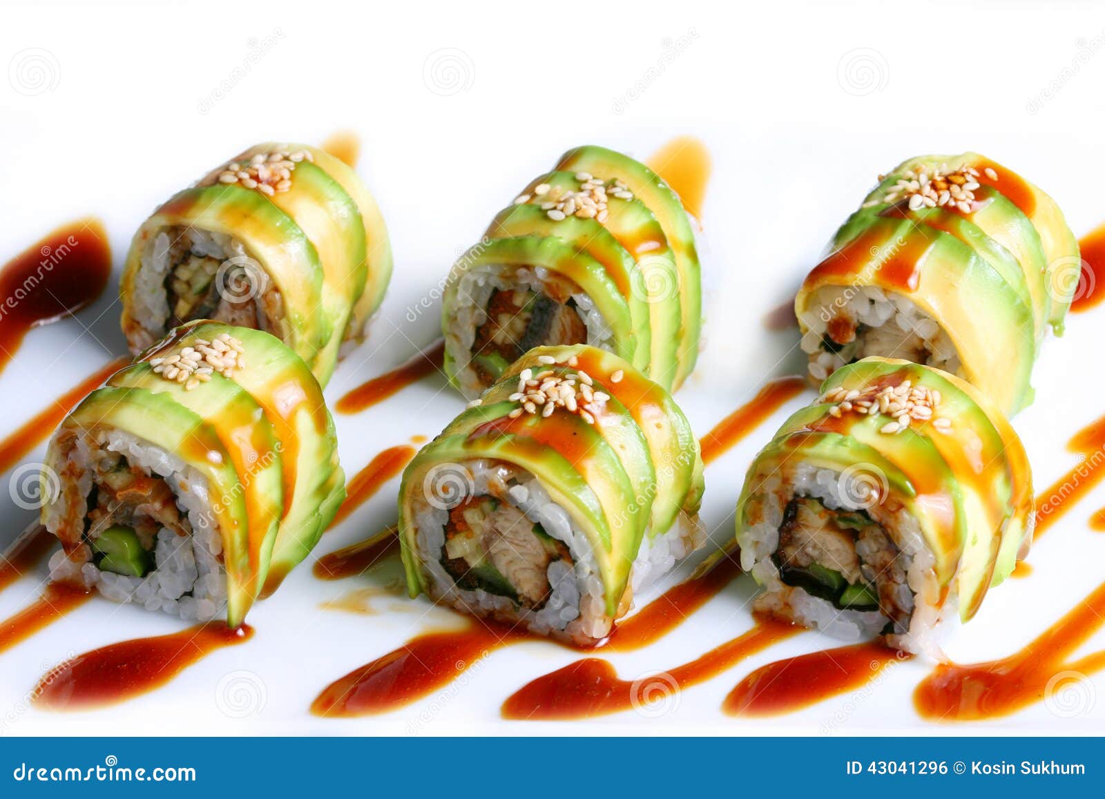 Dragon roll stock photo. Image of healthy, drink, refreshment - 43041296