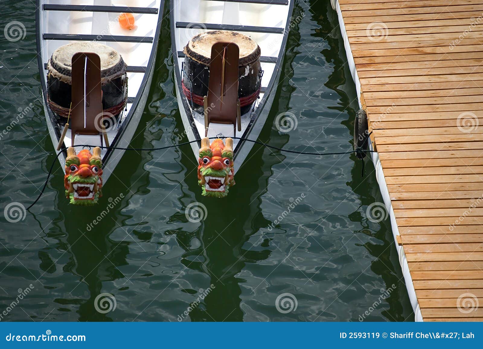 Dragon Rowing Boats stock image. Image of racing, myth - 2593119