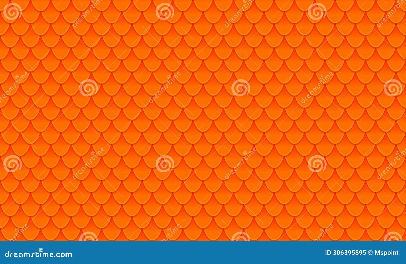 Dragon Scale Seamless Pattern. Orange Seamless Texture Background Stock ...