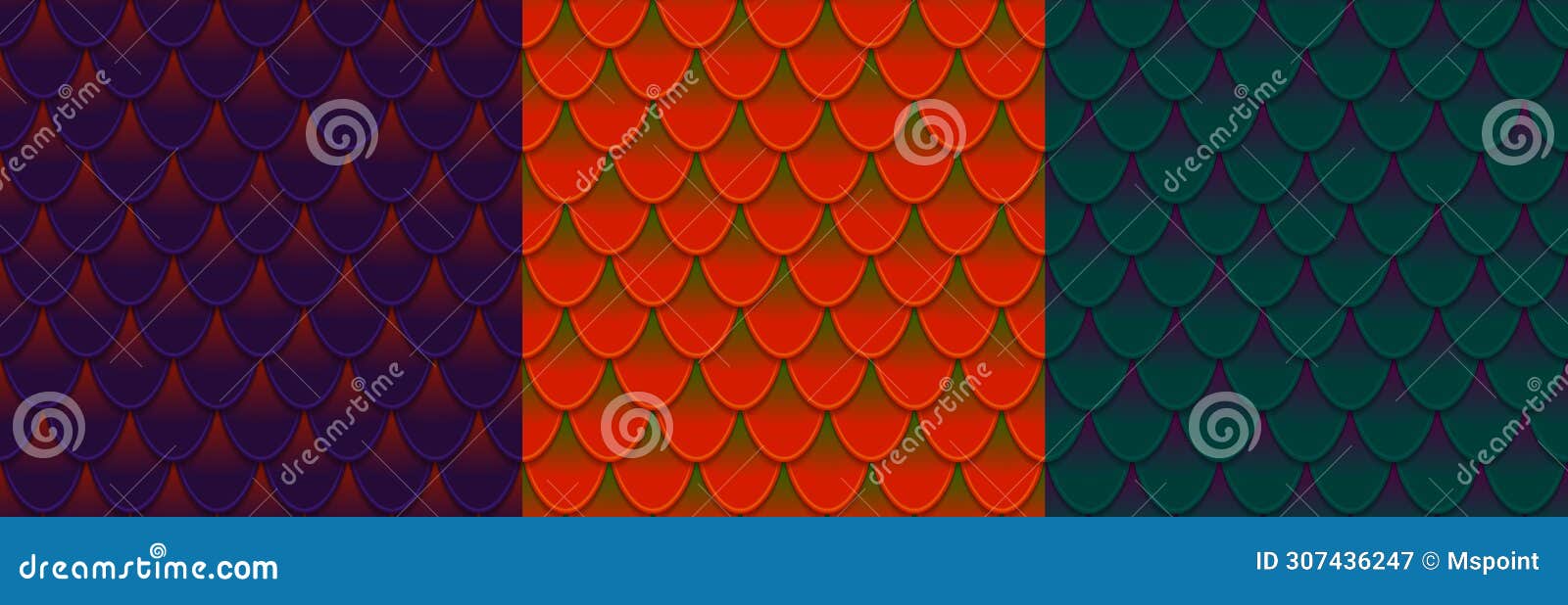 Dragon Scale Seamless Pattern. Seamless Texture Background Cartoon ...