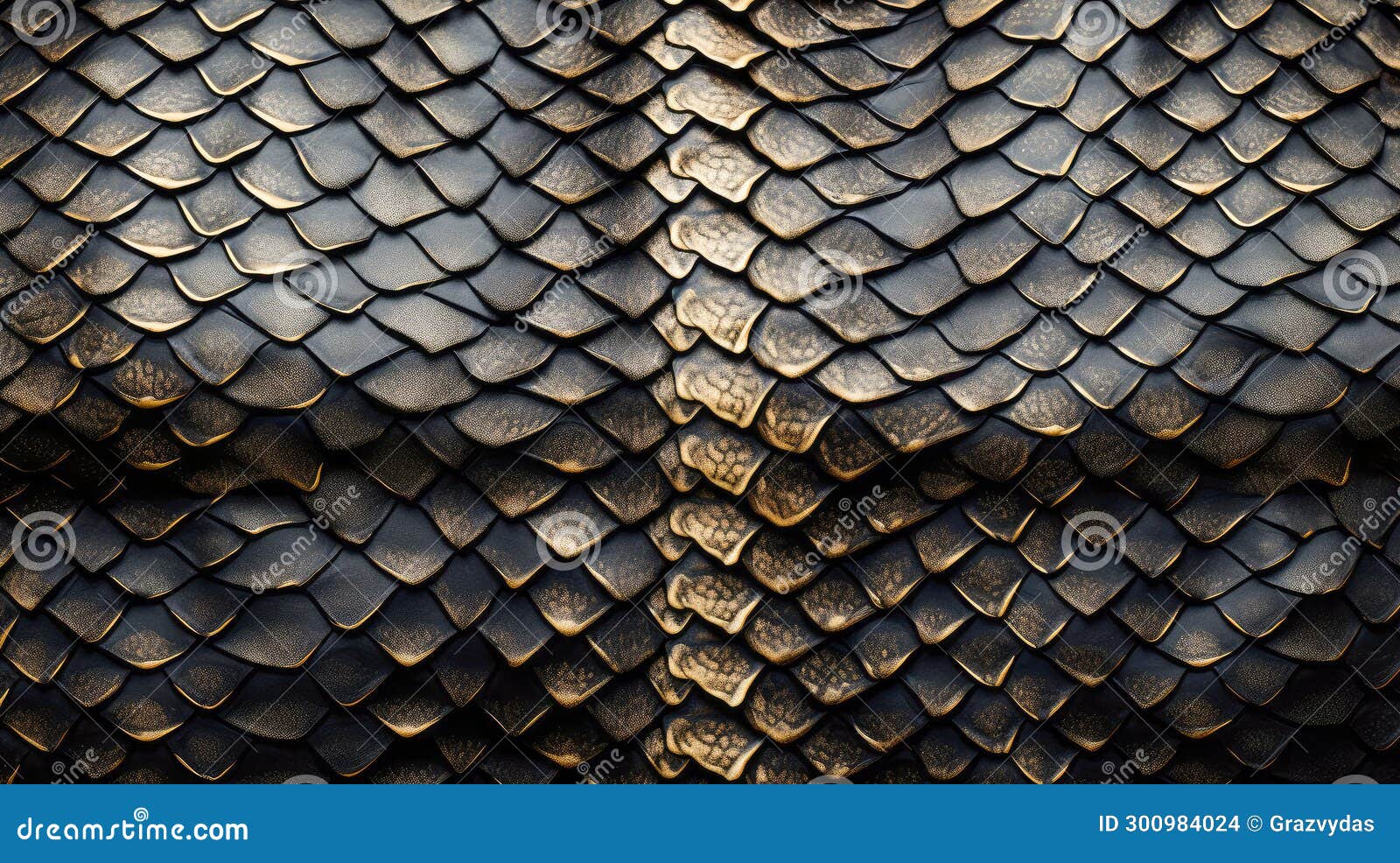 Dragon Scale Seamless Pattern. Snake and Reptile Squama Stock ...