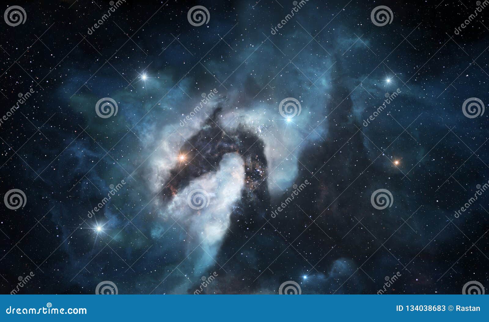 Dragon Shaped Nebula Royalty-Free Stock Photo | CartoonDealer.com ...