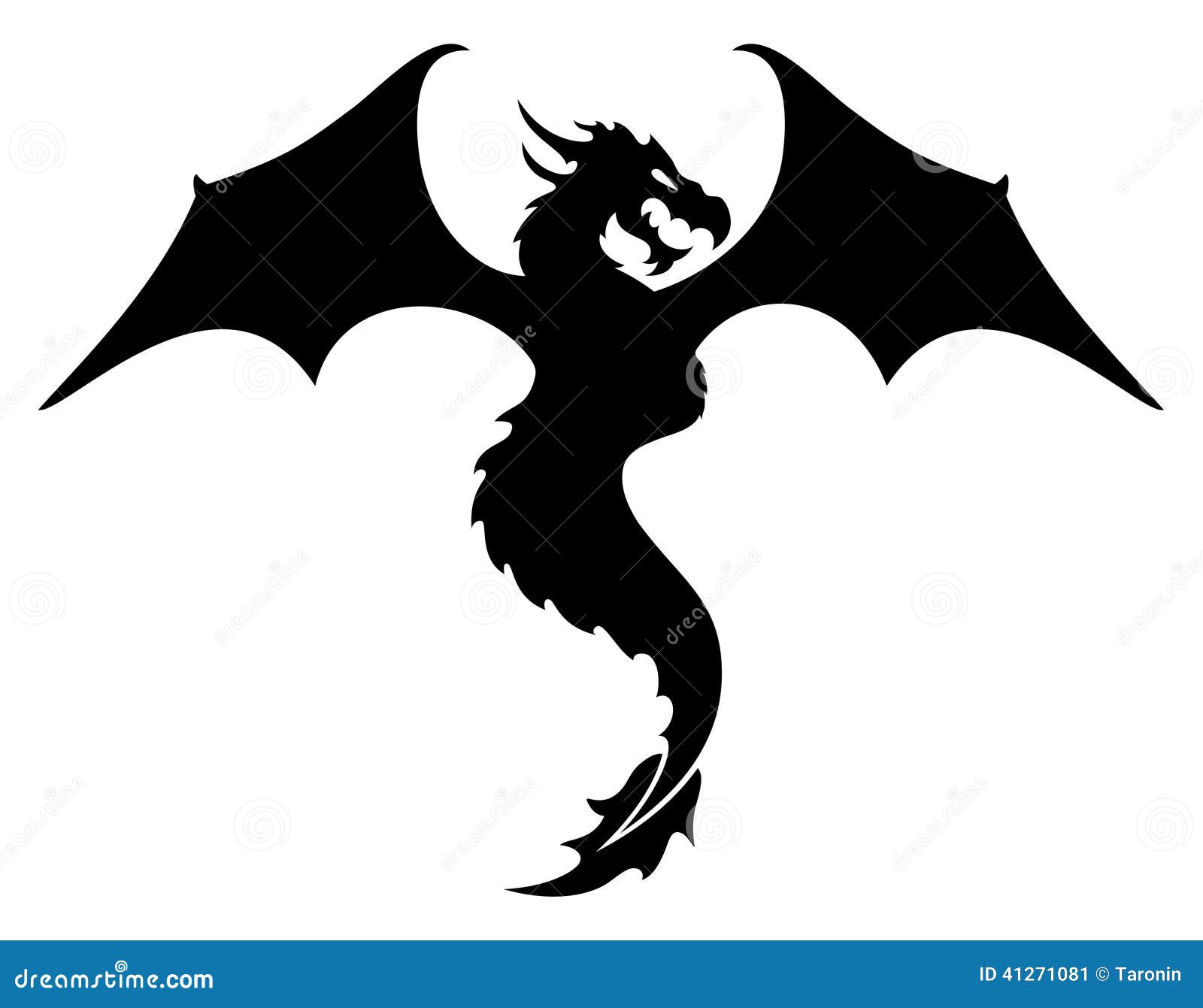 Dragon sign. stock vector. Illustration of ornament, northern - 41271081