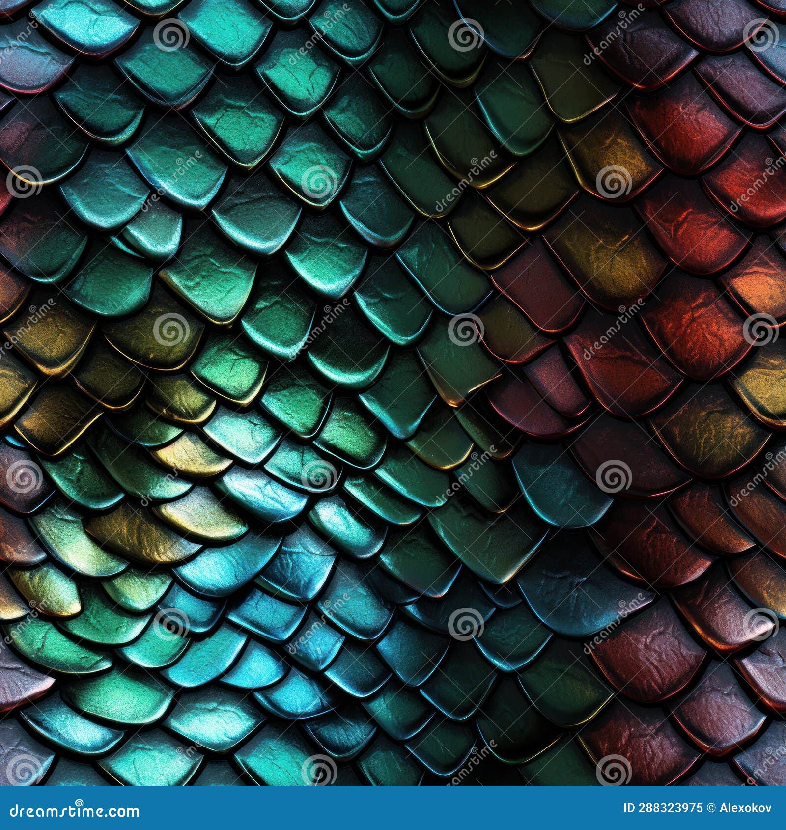 Dragon Skin Pattern Tile AI Generated Stock Illustration - Illustration ...