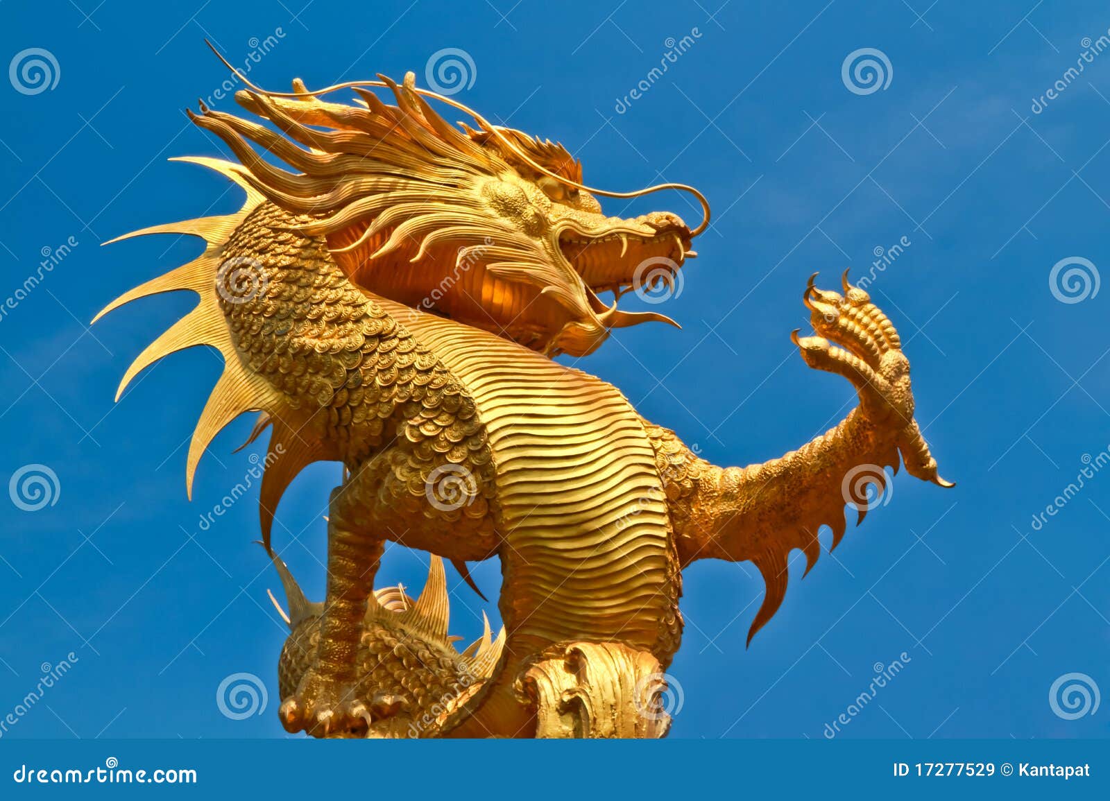 Dragon statue stock image. Image of object, ornament - 17277529