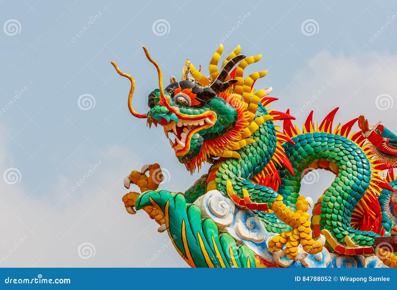 Dragon Statue. Chinese Style Stock Photo - Image of dragon, head: 84788052
