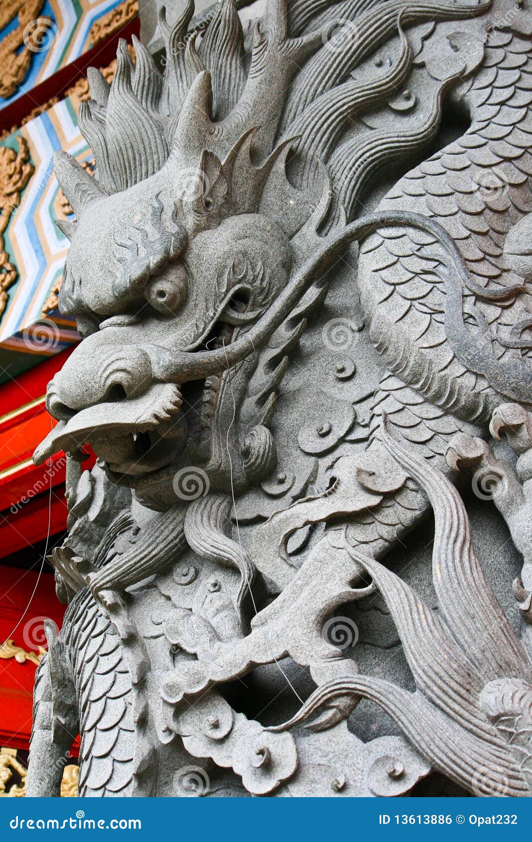 Dragon stone stock photo. Image of ancient, asia, chinese - 13613886