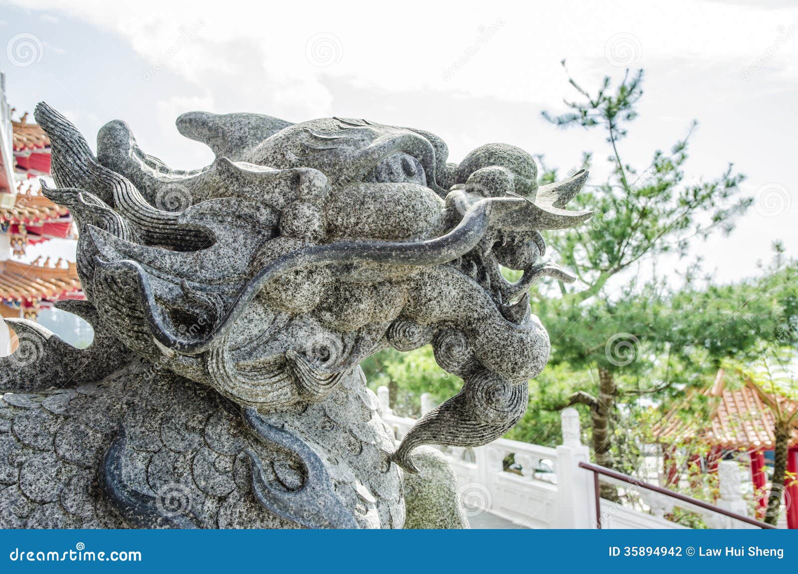 Dragon stone statue stock photo. Image of traditional - 35894942