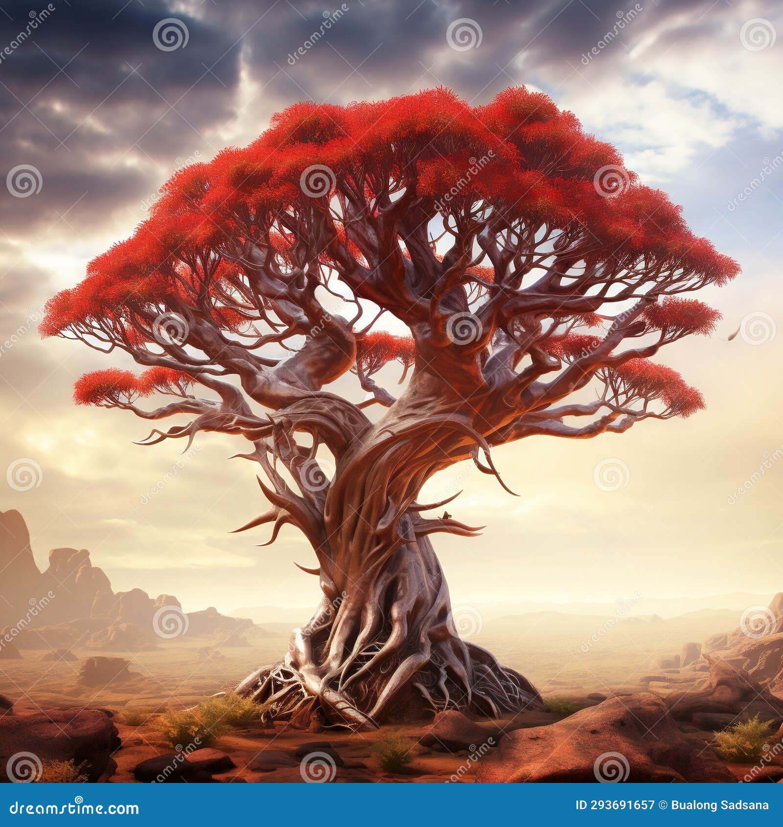 Dragon tree stock illustration. Illustration of cactus - 293691657