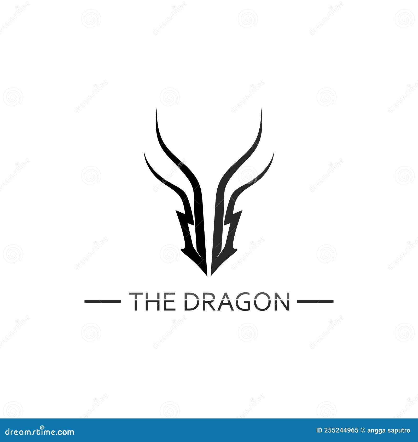 Dragon Vector Icon Illustration Stock Illustration - Illustration of ...