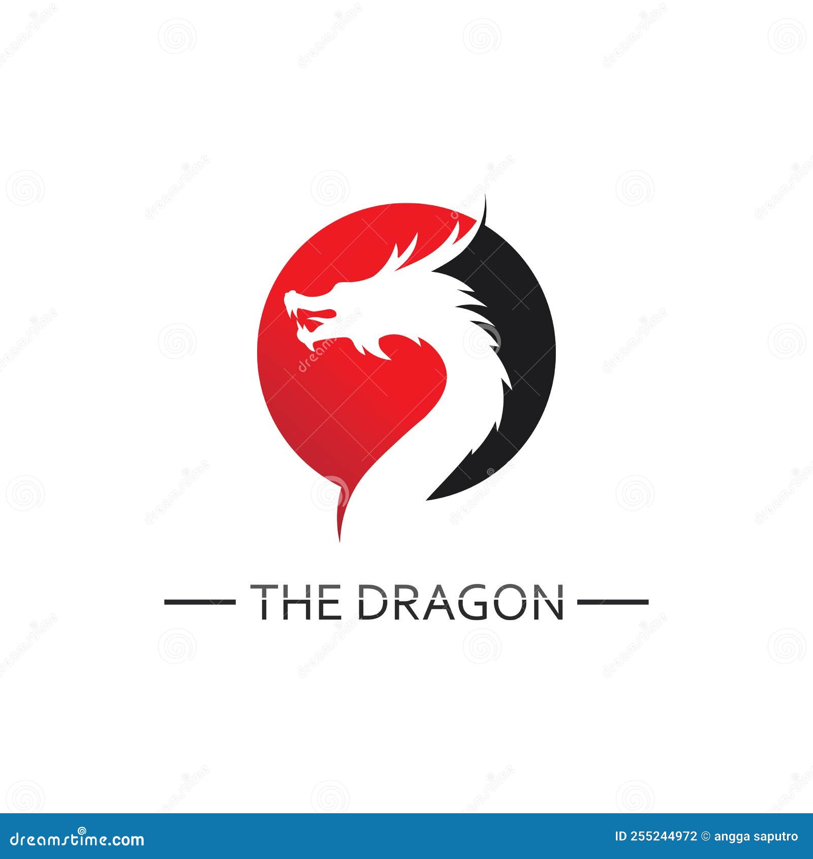 Dragon Vector Icon Illustration Stock Vector - Illustration of template ...
