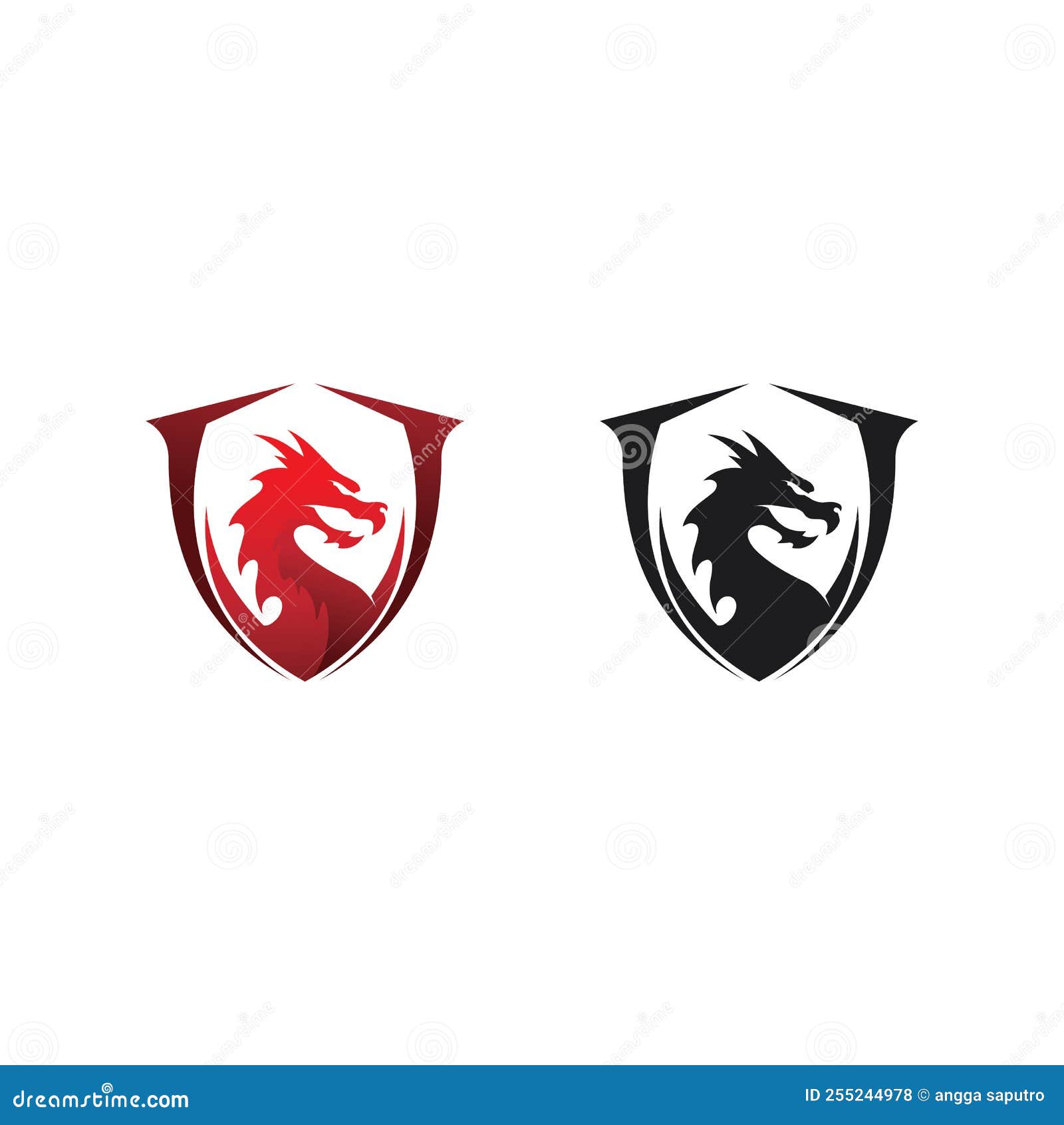 Dragon Vector Icon Illustration Stock Illustration - Illustration of ...