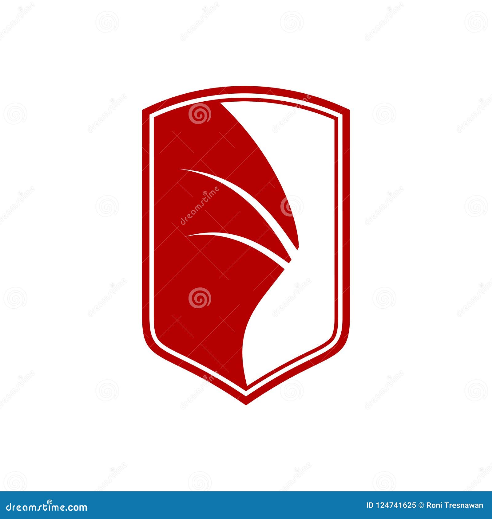 Dragon Wing Shield Sigil Symbol Graphic Design Stock Vector ...