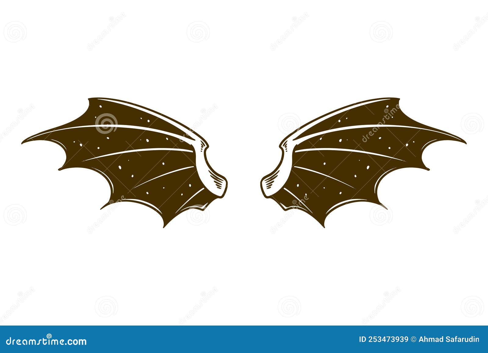 Dragon Wing Monogram Logo Modern Stock Photography | CartoonDealer.com ...