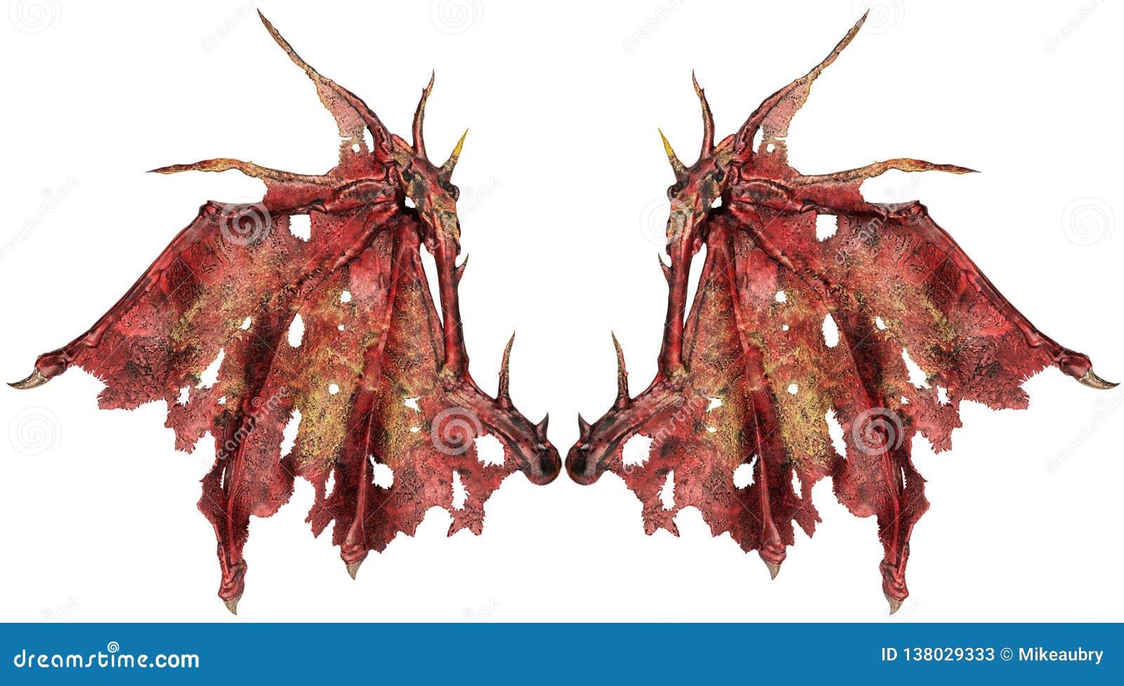 Outstretched Dragon Wings