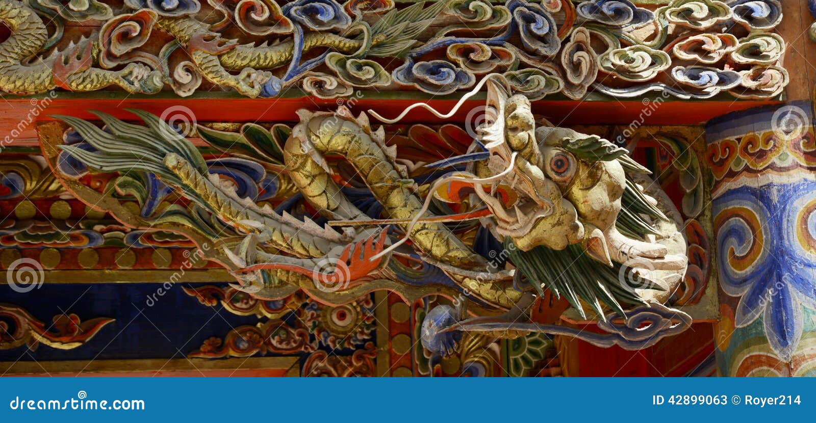 Dragon Wood Carving Royalty-Free Stock Photography | CartoonDealer.com ...
