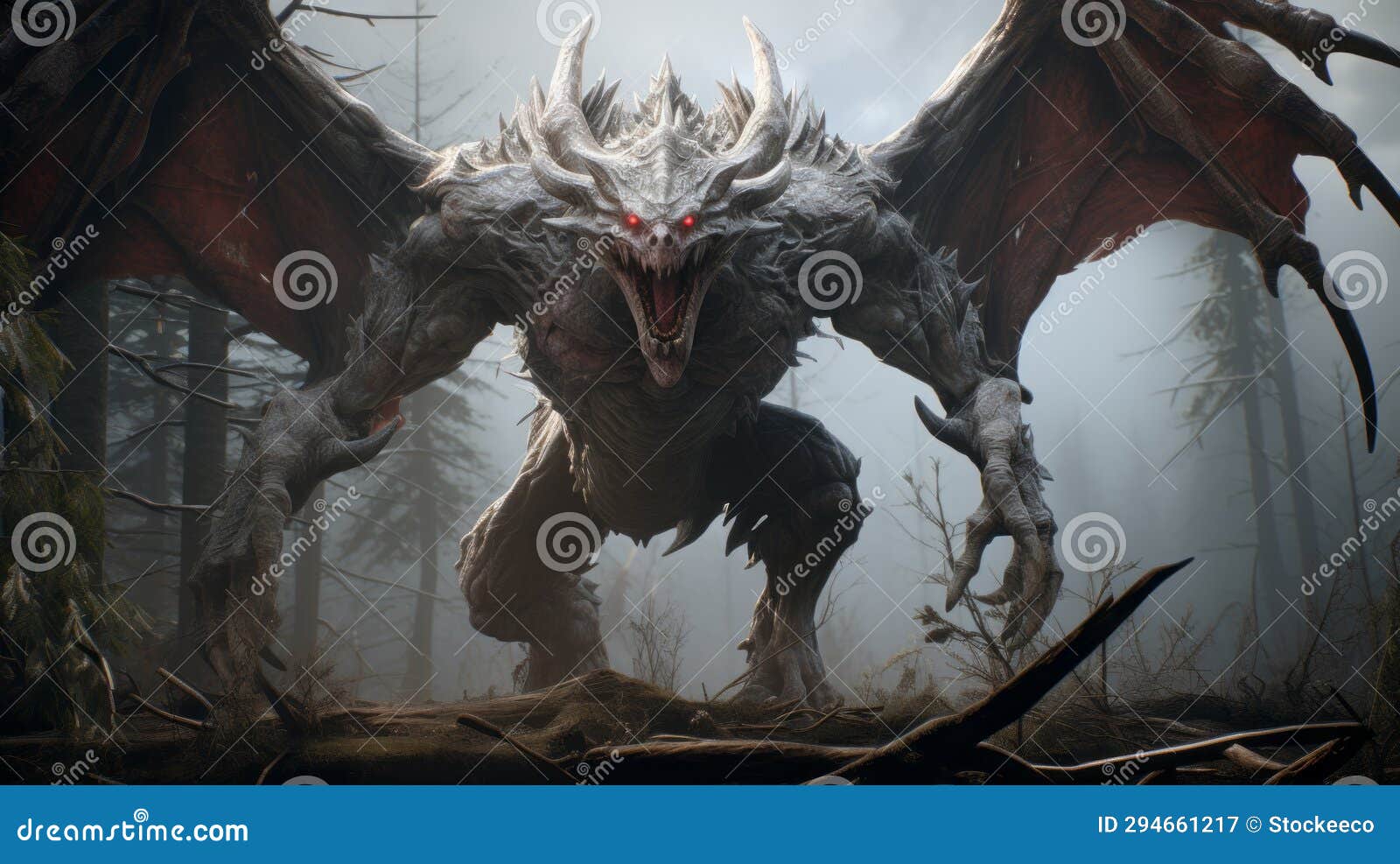 Dragoncore: Forest Encounter - Snes Jrpg Boss Enemy Art Stock Illustration | CartoonDealer.com ...