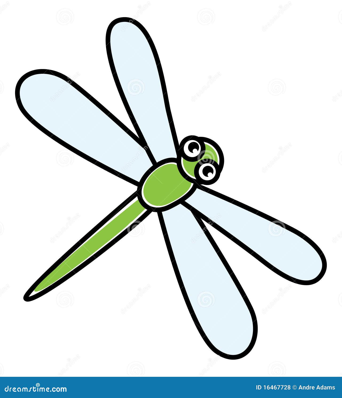 Dragonfly stock illustration. Illustration of cartoon - 16467728