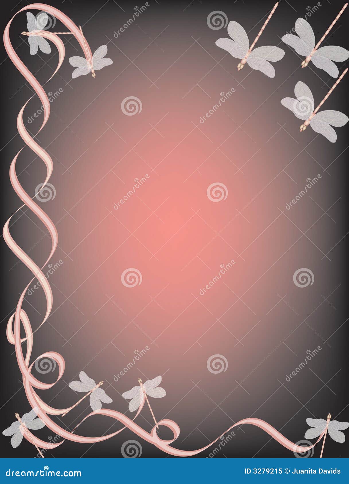 Dragonfly Border stock illustration. Illustration of frame - 3279215