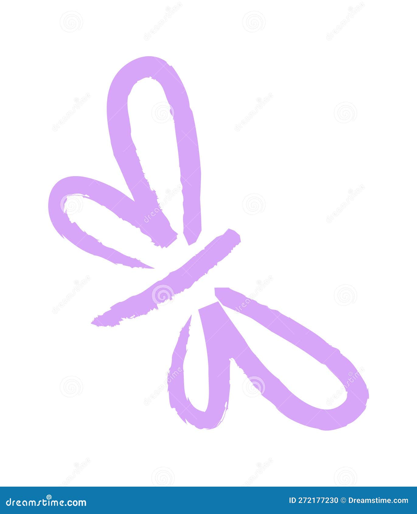 Dragonfly. Linear Art. Abstract Geometric Dragonfly Insect. Stencil For ...