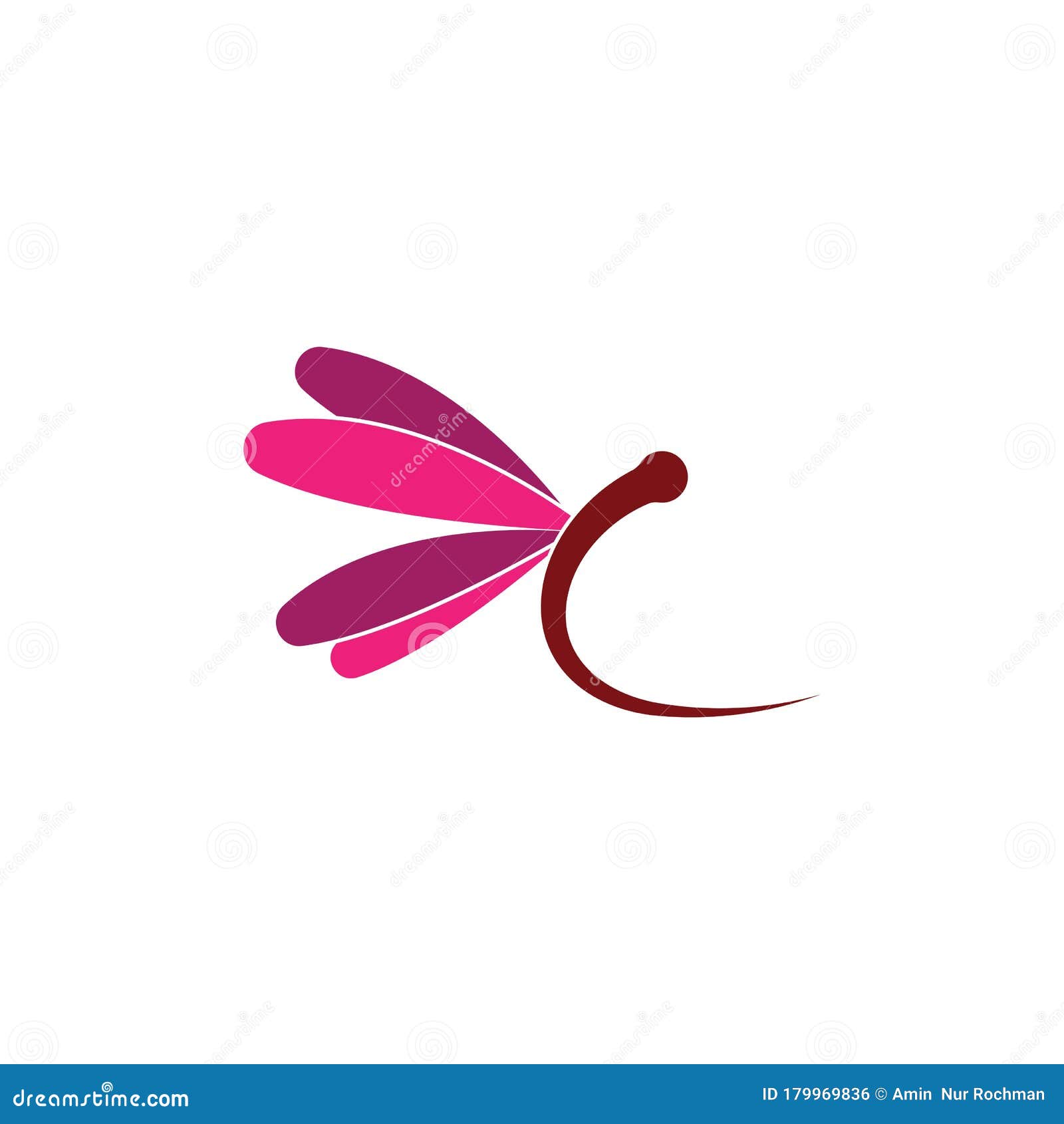 Dragonfly Logo Icon Vector Template Stock Illustration - Illustration ...