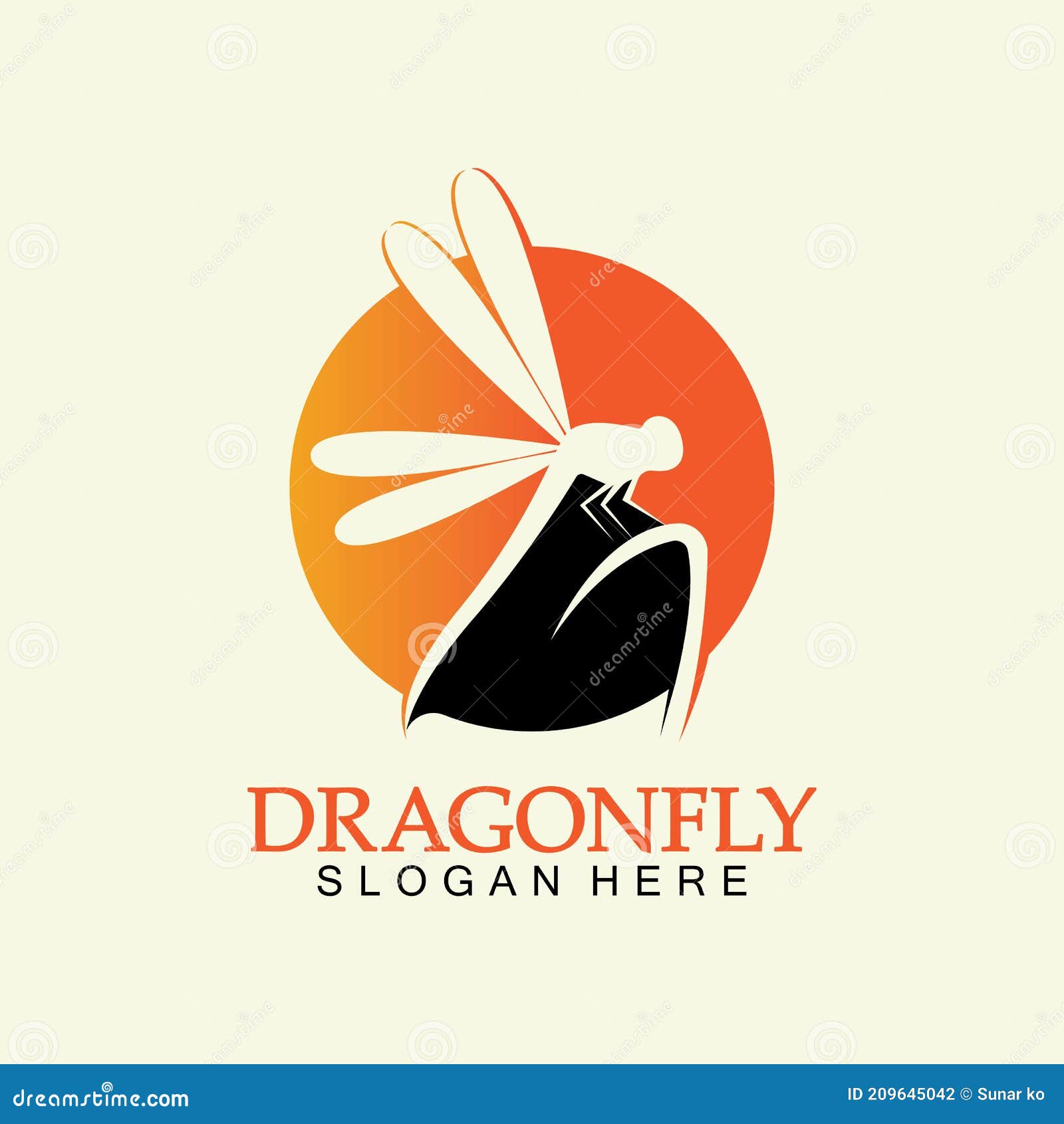 Dragonfly Logo Vector Icon Illustration Design Template Stock Vector ...