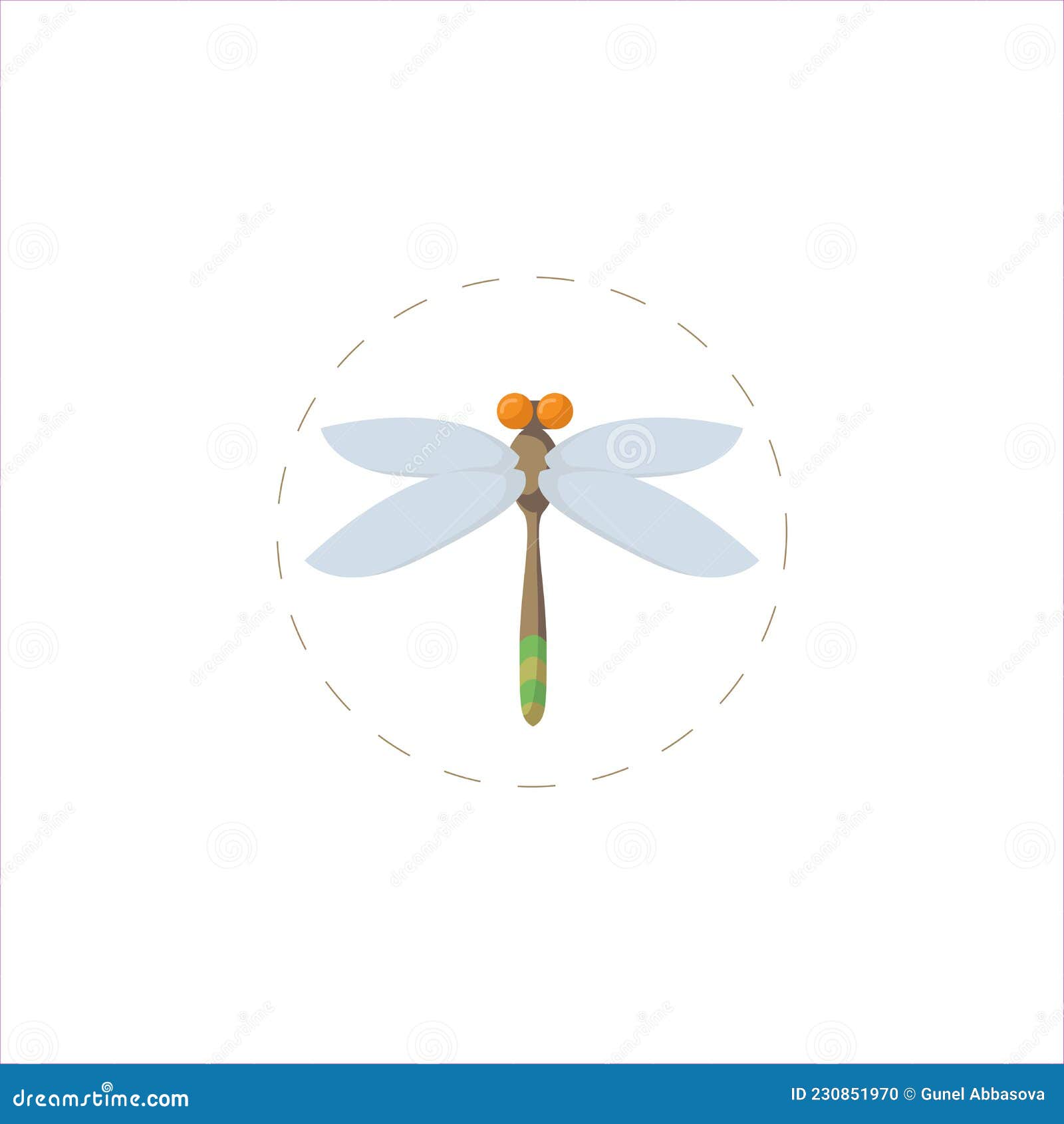 Dragonfly Clipart Vector | CartoonDealer.com #275266611