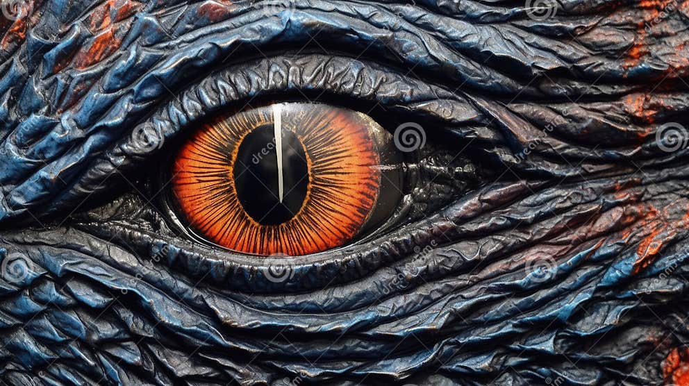 Dragons Gaze Eye Artwork stock illustration. Illustration of artwork ...