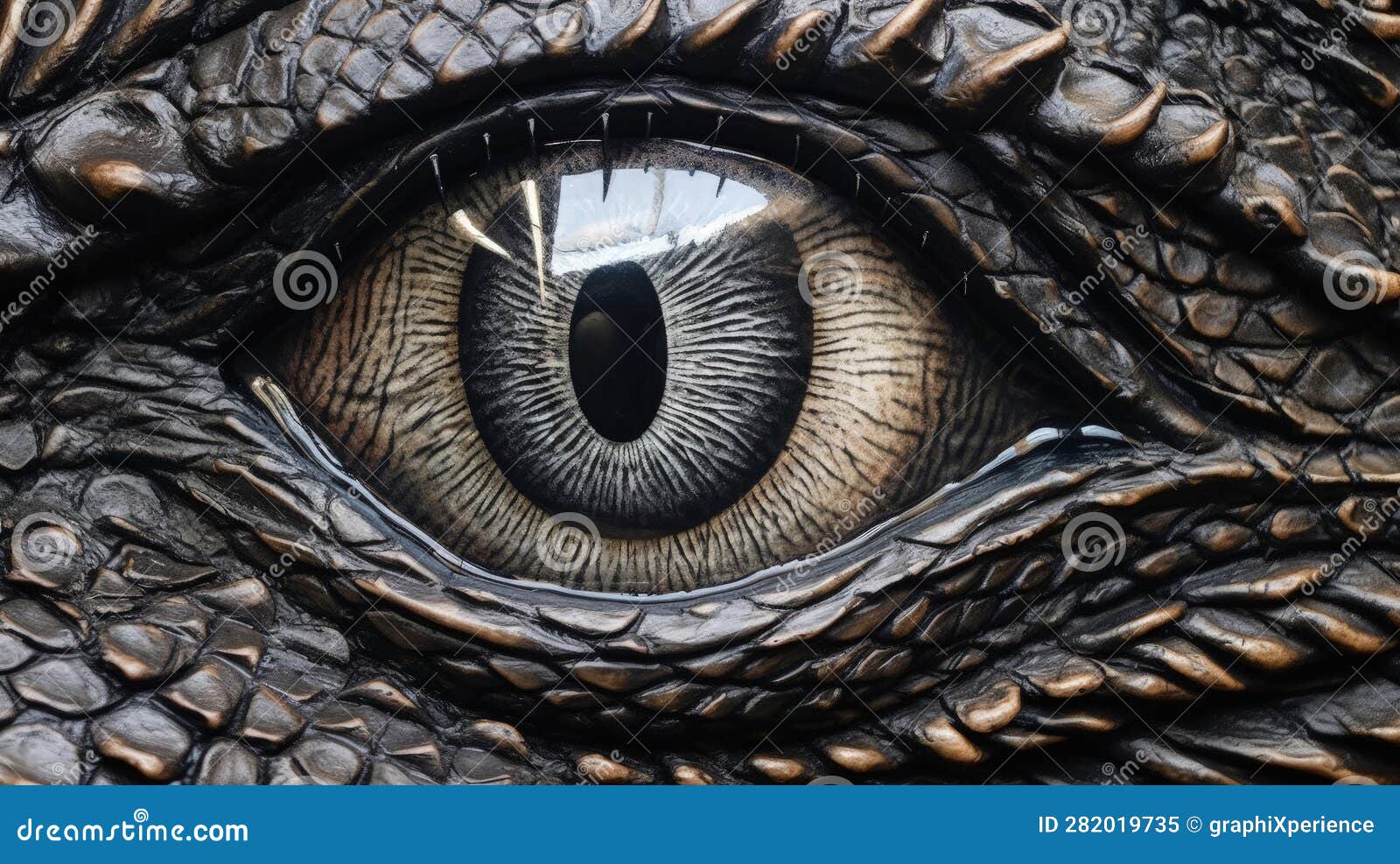 Dragons Gaze Eye Artwork stock illustration. Illustration of love ...