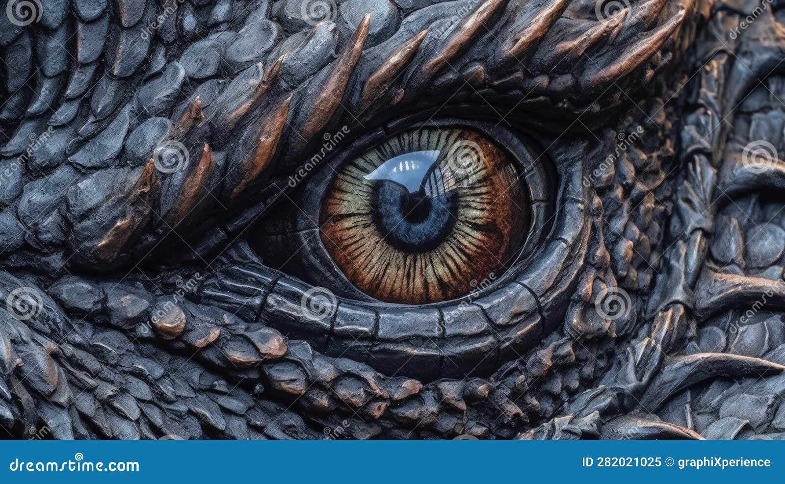 Dragons Gaze Eye Artwork stock illustration. Illustration of artwork ...