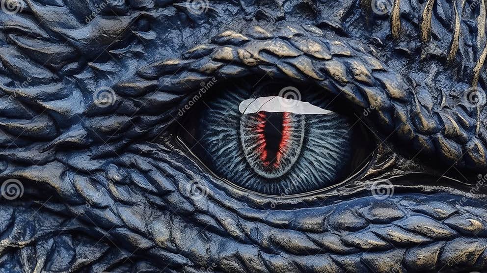 Dragons Gaze Eye Artwork stock illustration. Illustration of gaze ...