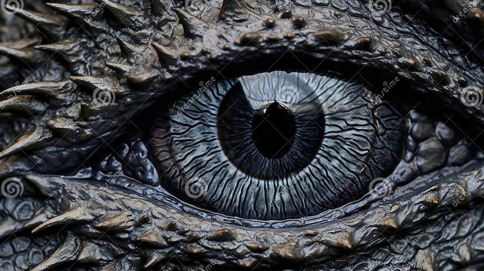 Dragons Gaze Eye Artwork stock illustration. Illustration of textured ...