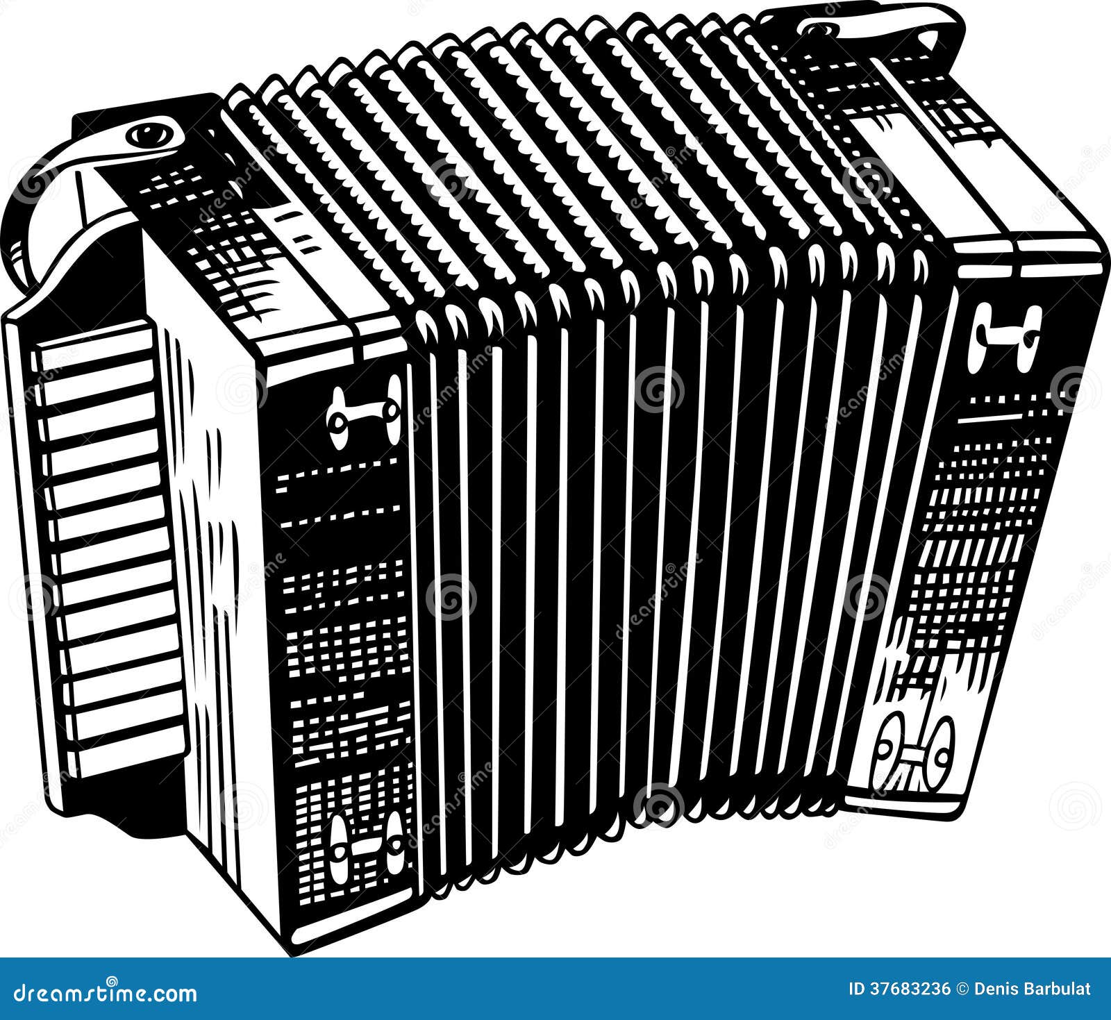 Dragspel vektor illustrationer. Illustration av objekt - 37683236