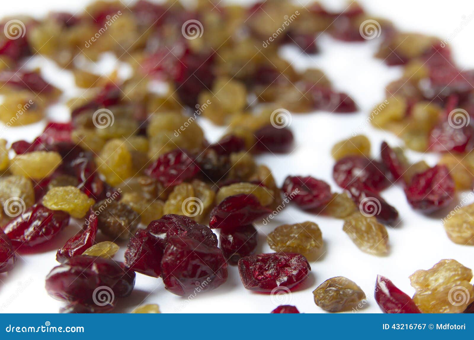 Dried Raisins and Cranberries Stock Image - Image of dessert ...