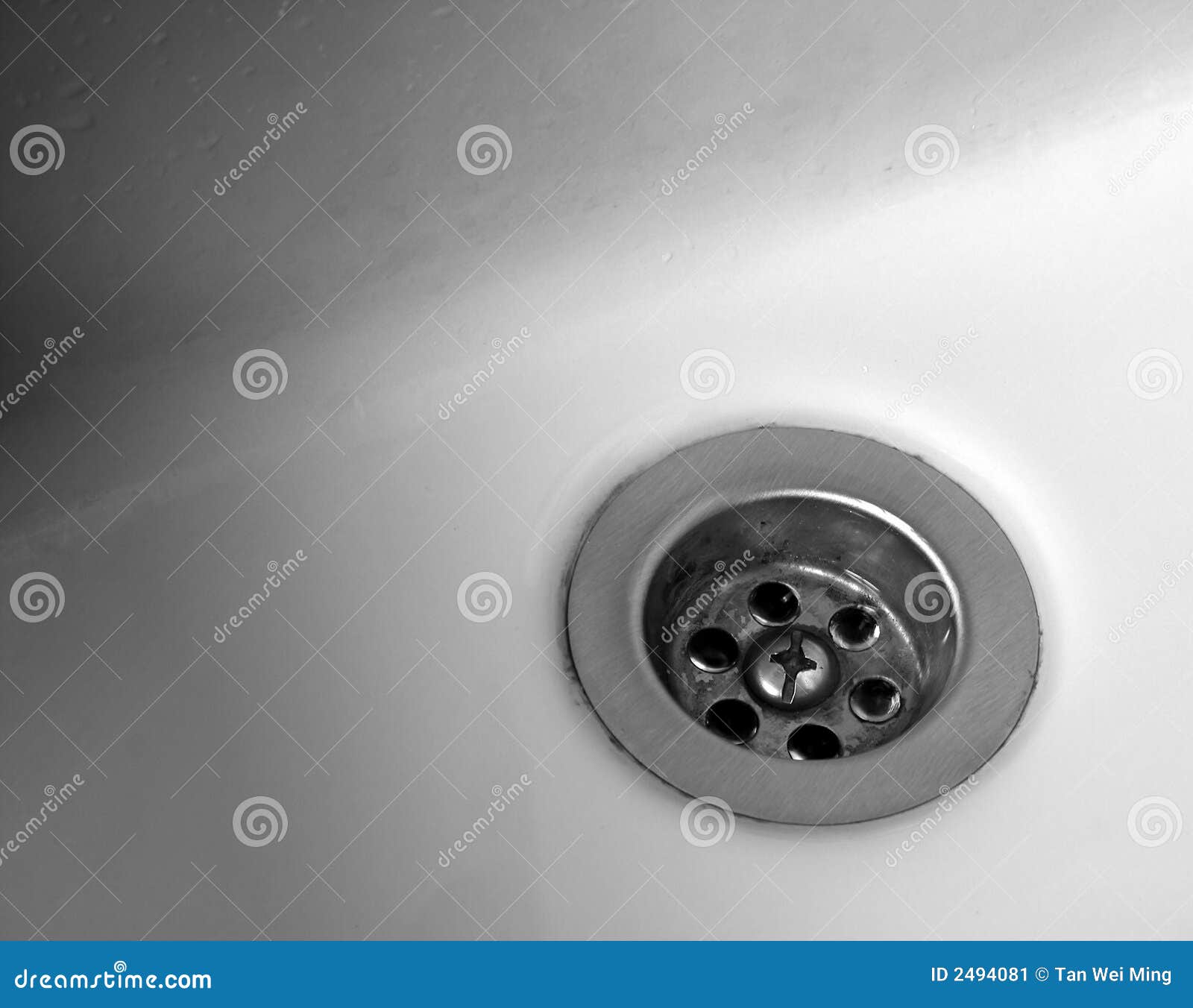 Drain De Lavabo De Salle De Bains Image stock - Image du cuvette, main ...