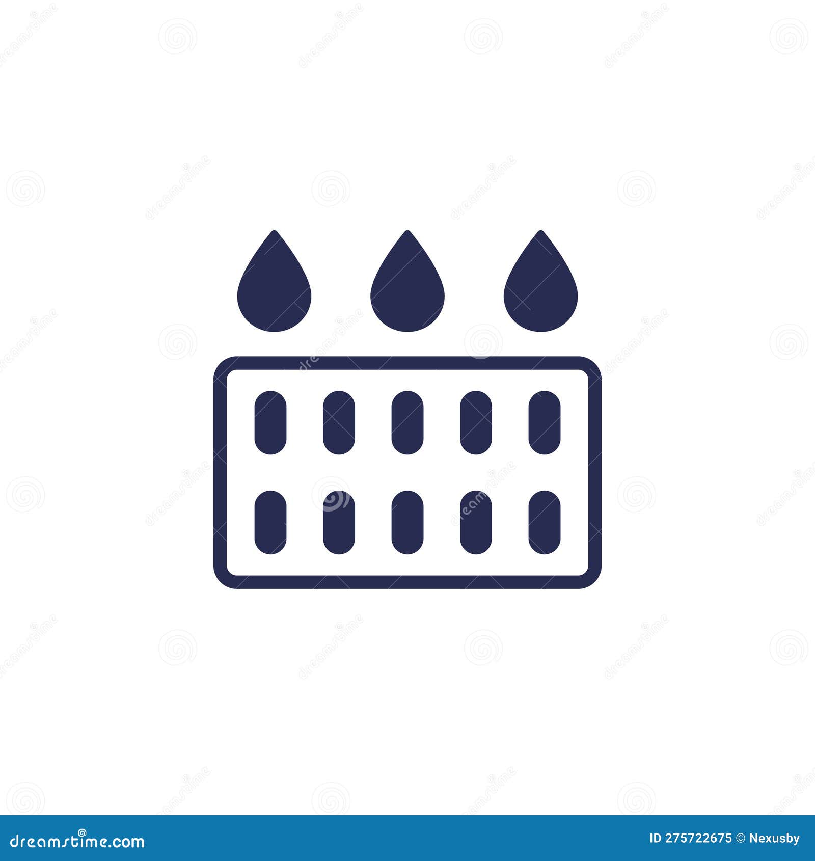 Drain or Drainage Icon, Vector Sign Stock Vector - Illustration of ...