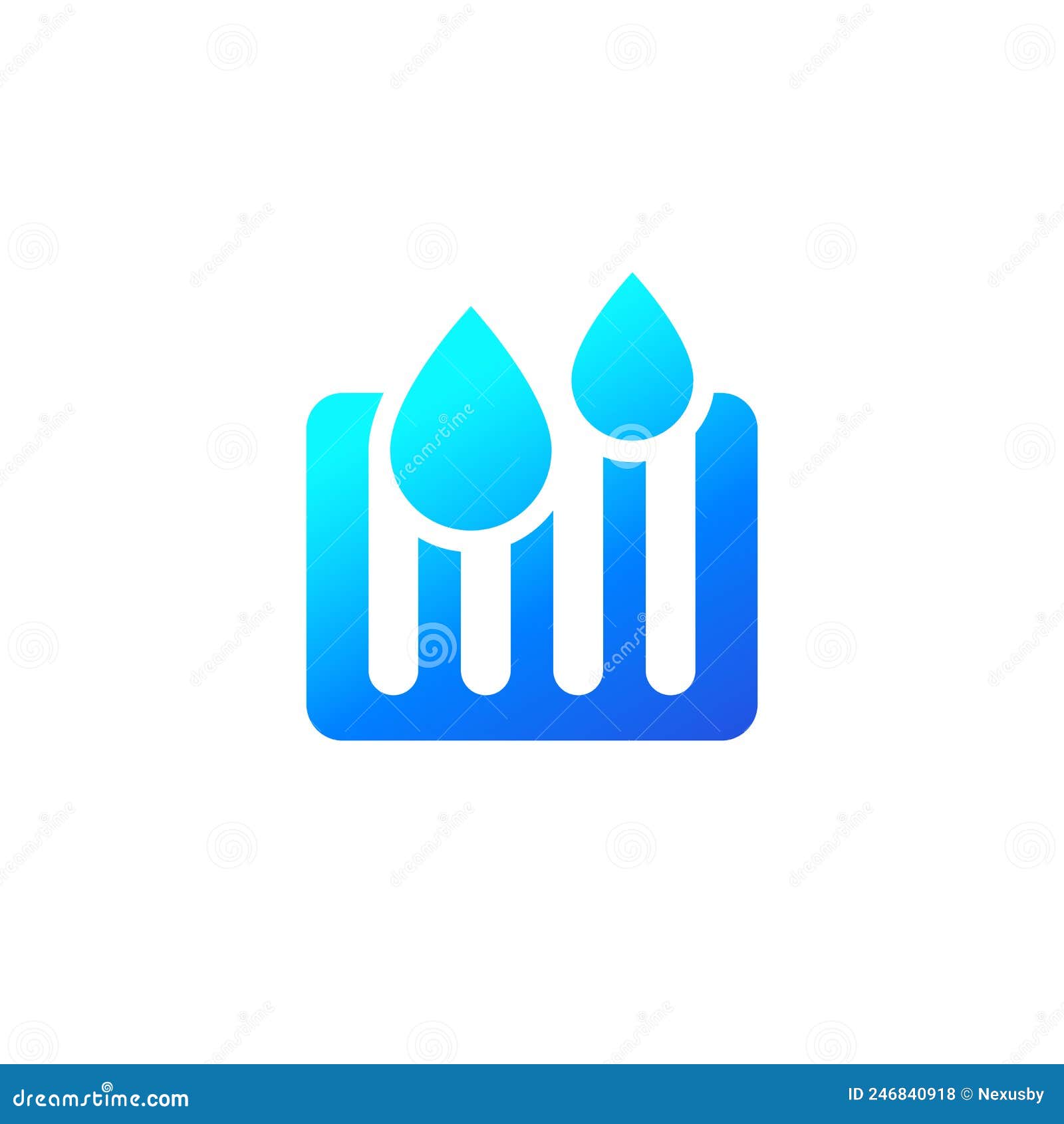 Drain or Drainage Icon on White Stock Vector - Illustration of filter ...