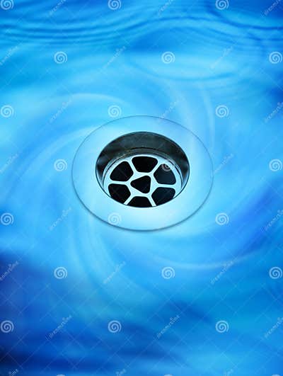 Drain Draining Water stock photo. Image of clean, bath - 8762542