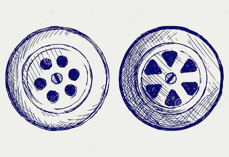 Drain hole. Doodle style stock vector. Illustration of draw - 27927655