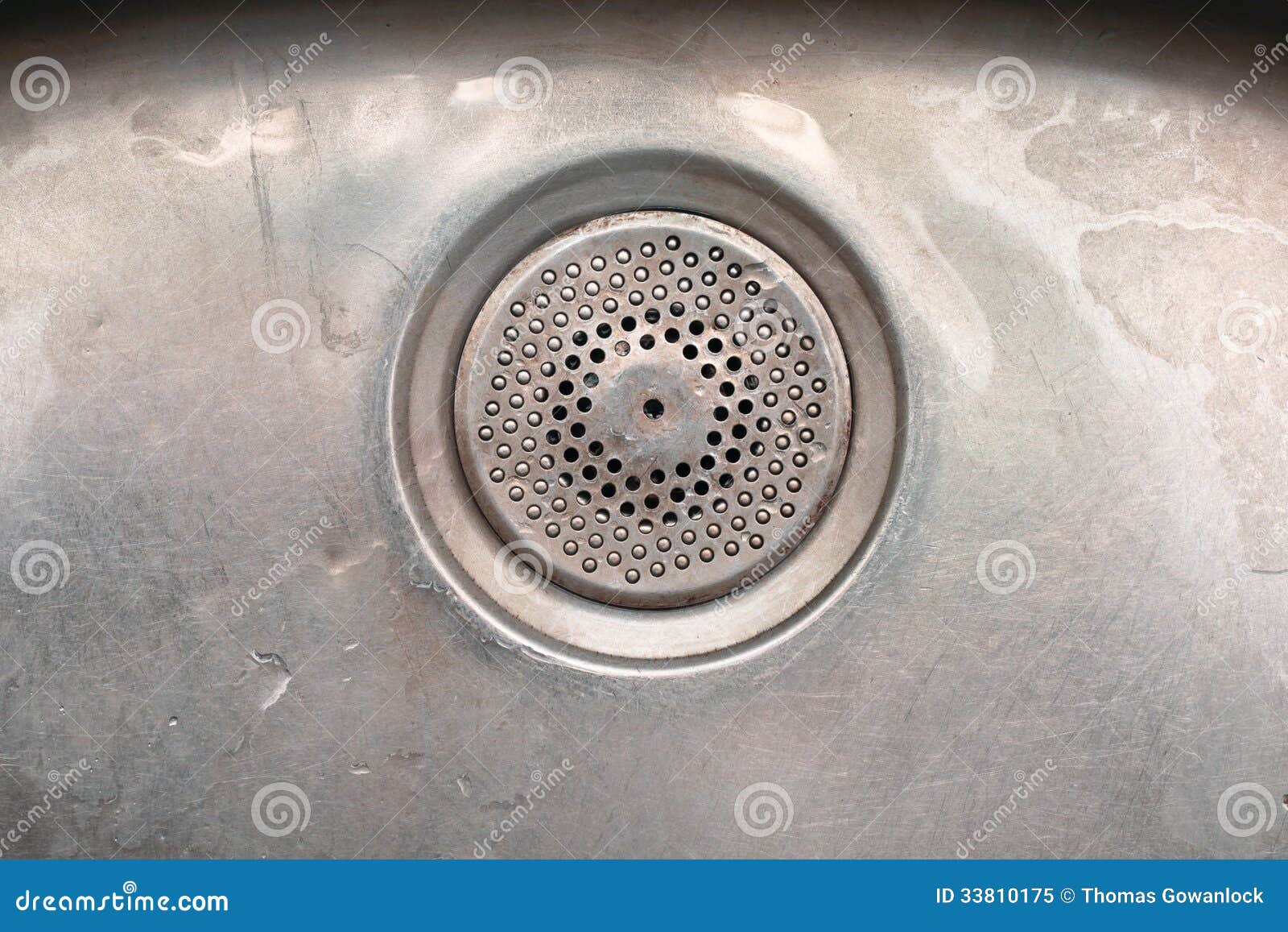 Drain hole stock image. Image of plug, kitchen, seive - 33810175