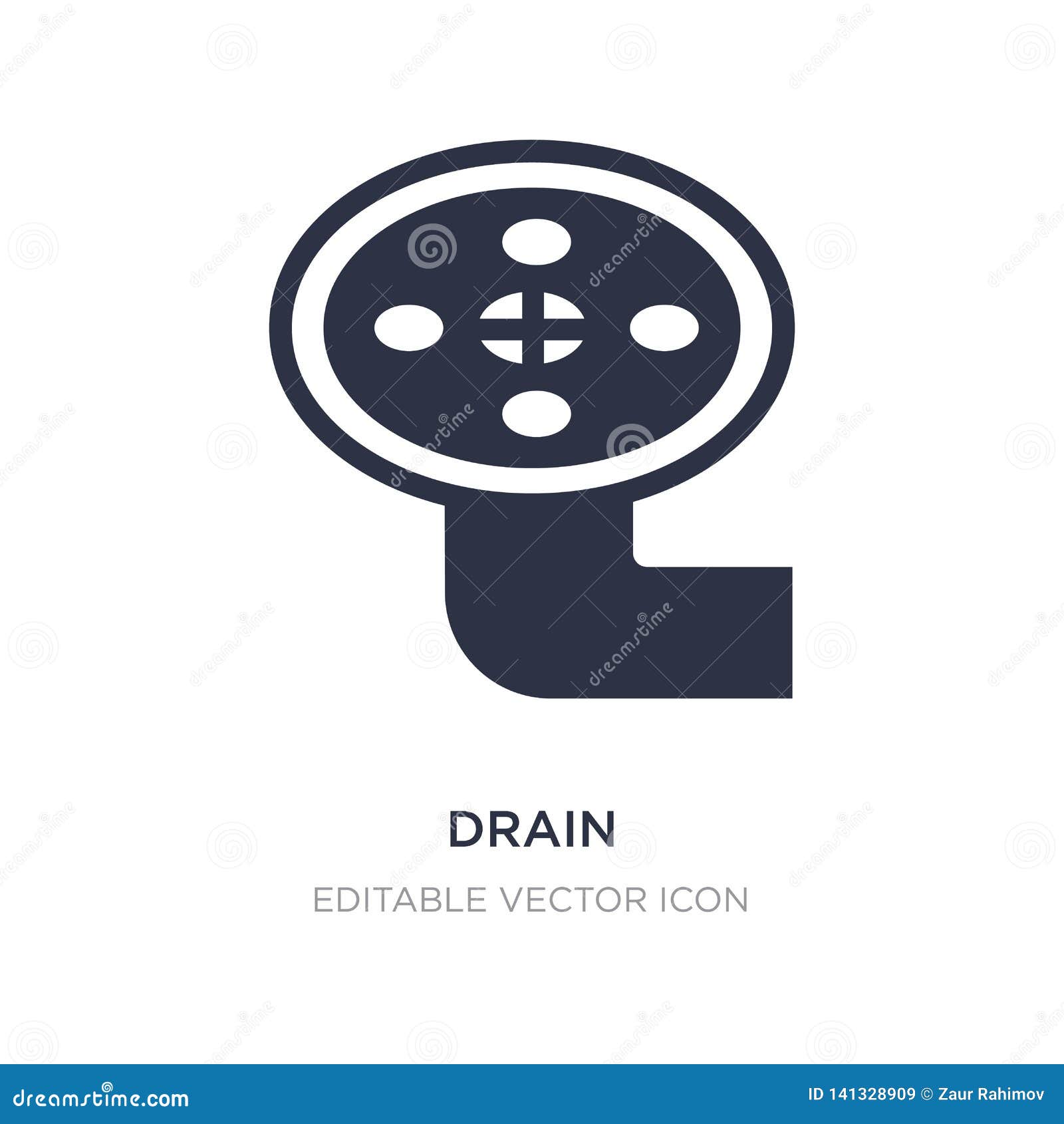 Drain Icon on White Background. Simple Element Illustration from ...