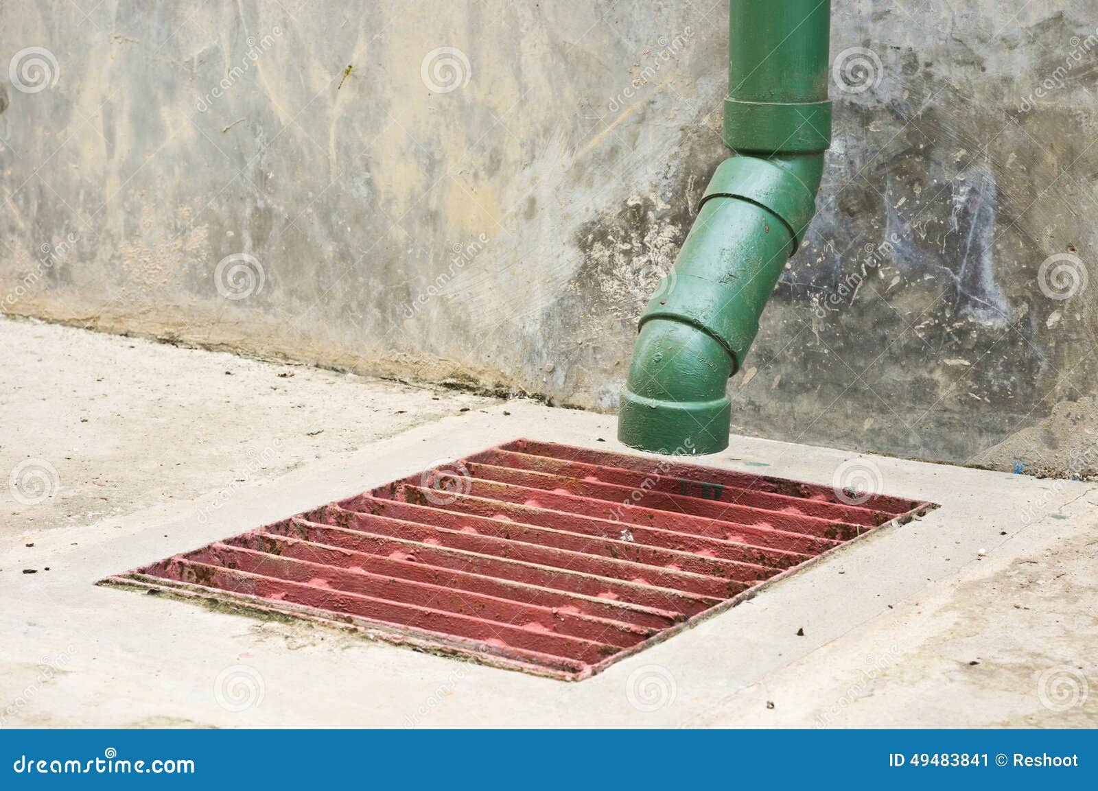 Drain stock image. Image of drain, industrial, ditch - 49483841