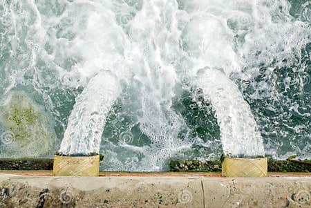 Drain pipe stock image. Image of drain, discharge, defiled - 5828381