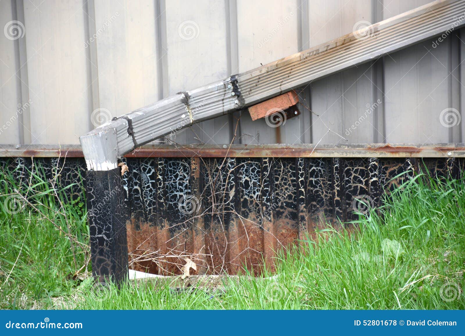 Drain pipe stock photo. Image of outdoor, rain, metal - 52801678