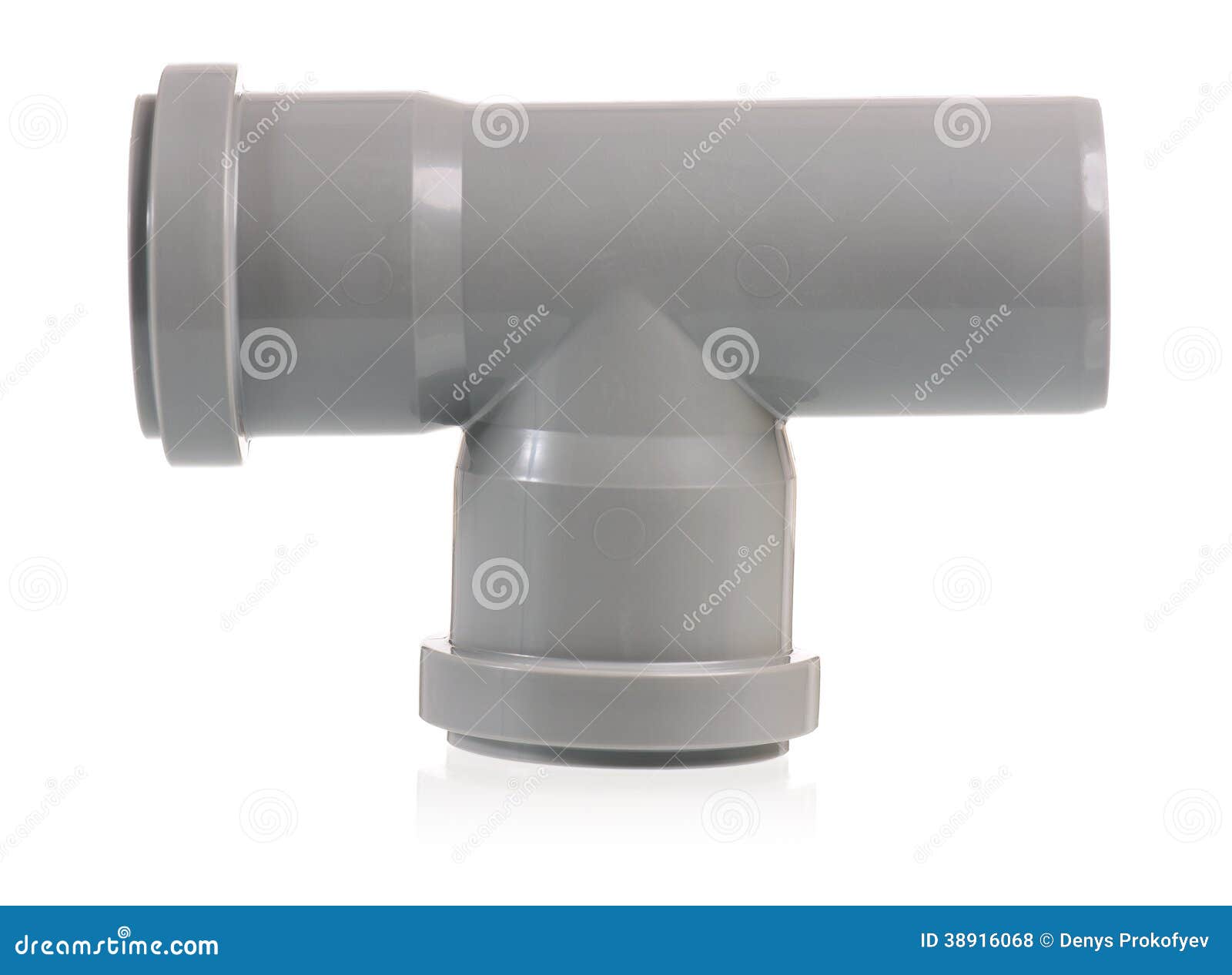 Grey Drain Pipe Tube Element Isolated On A White Stock Image ...