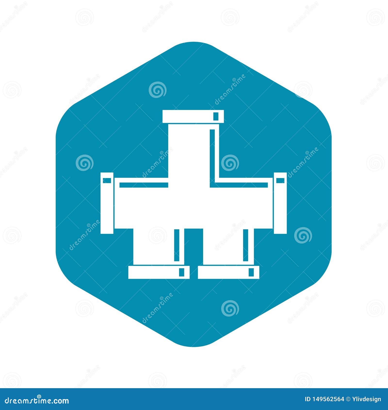 Drain System Icon, Simple Style Stock Vector - Illustration of flow ...