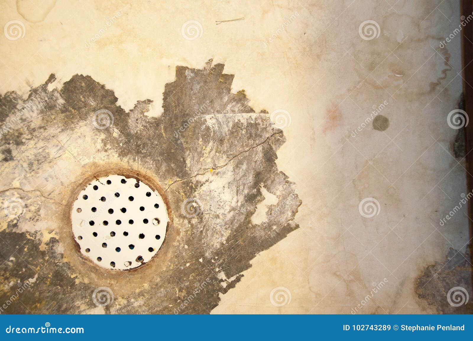 Drain Texture Bathroom Construction Stock Image - Image of shower ...