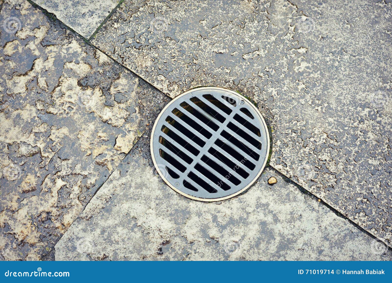 Drain Tiles stock photo. Image of stone, circle, tile - 71019714